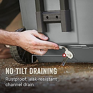 Coleman Classic Series Insulated Portable Wheeled Cooler, Leak-Resistant Outdoor Hard Cooler Keeps Ice up to 5 Days, 65-Quart