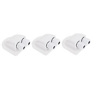 Yardwe 3pcs Dual Cable Entry Box Cable Gland Cable Entry Gland Holder Roof Wire Auto Wire Entry Gland Dual Holes Cable Entry Dual Hole Cable Entry Wire Cable Rv White Wiring Abs