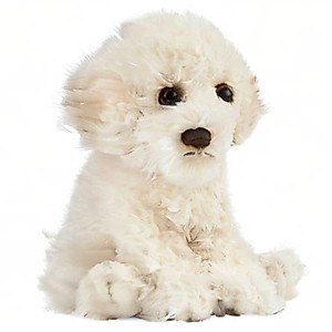 Living Nature Labradoddle Puppy Stuffed Animal | Fluffy Dog Animal | Soft Toy Gift for Kids | 6 inches