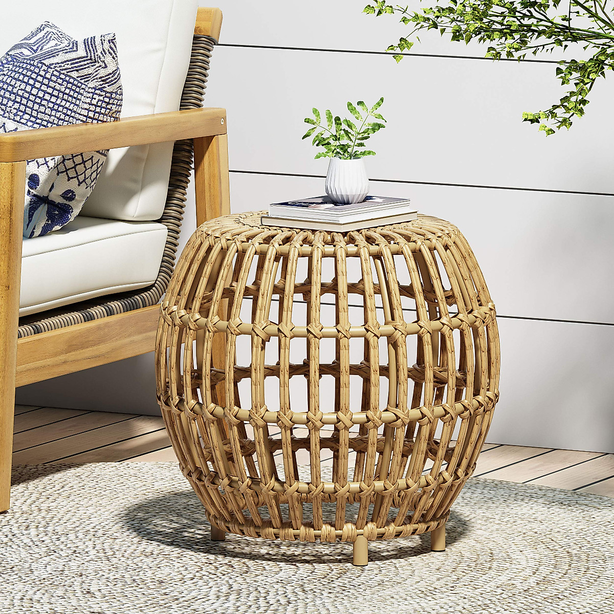 Christopher Knight Home Side Table, Light Brown