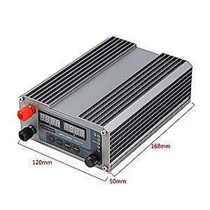 GIXAA DC Power Supply Variable NPS-1602 Lab Adjustable Digital Mini DC Power Supply Aeromodelling DIY Switch Power Supply WATT with Lock Function 60V 3A with LCD Display