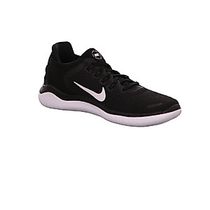 Nike Men's Free Rn 2018 Running Shoe, Black Black White 001, 11.5