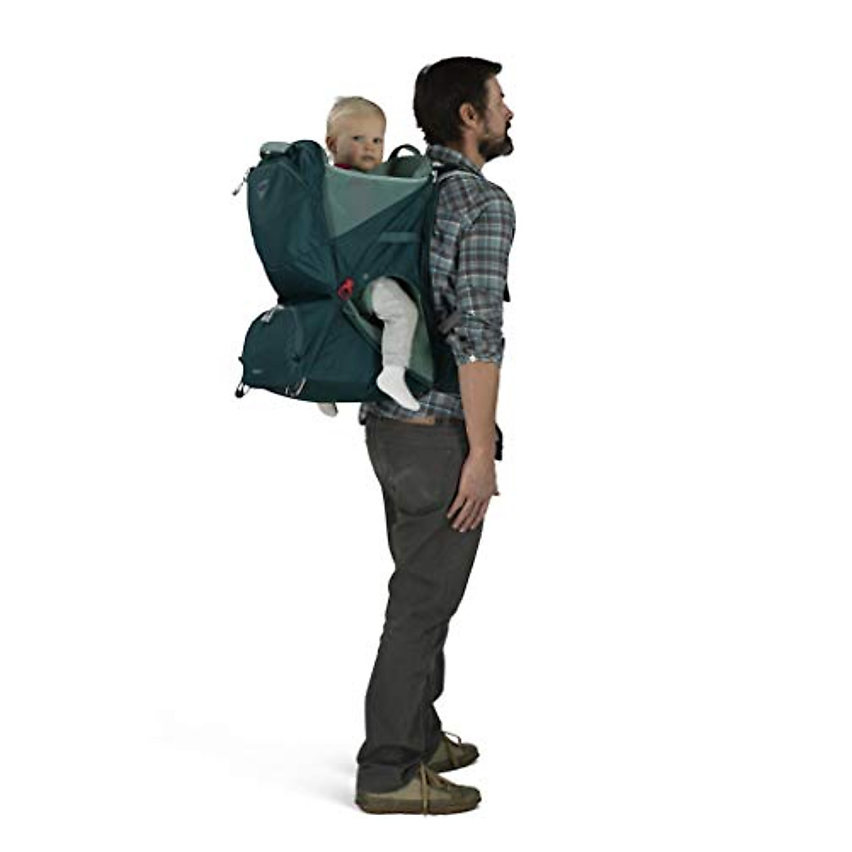 Osprey Poco LT Lightweight Child Carrier and Backpack for Travel, Deep Teal