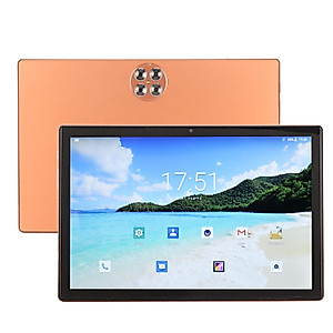 aqxreight Office Tablet, 10.1 Inch FHD Screen Tablet PC Dual Camera for Travel (US Plug)