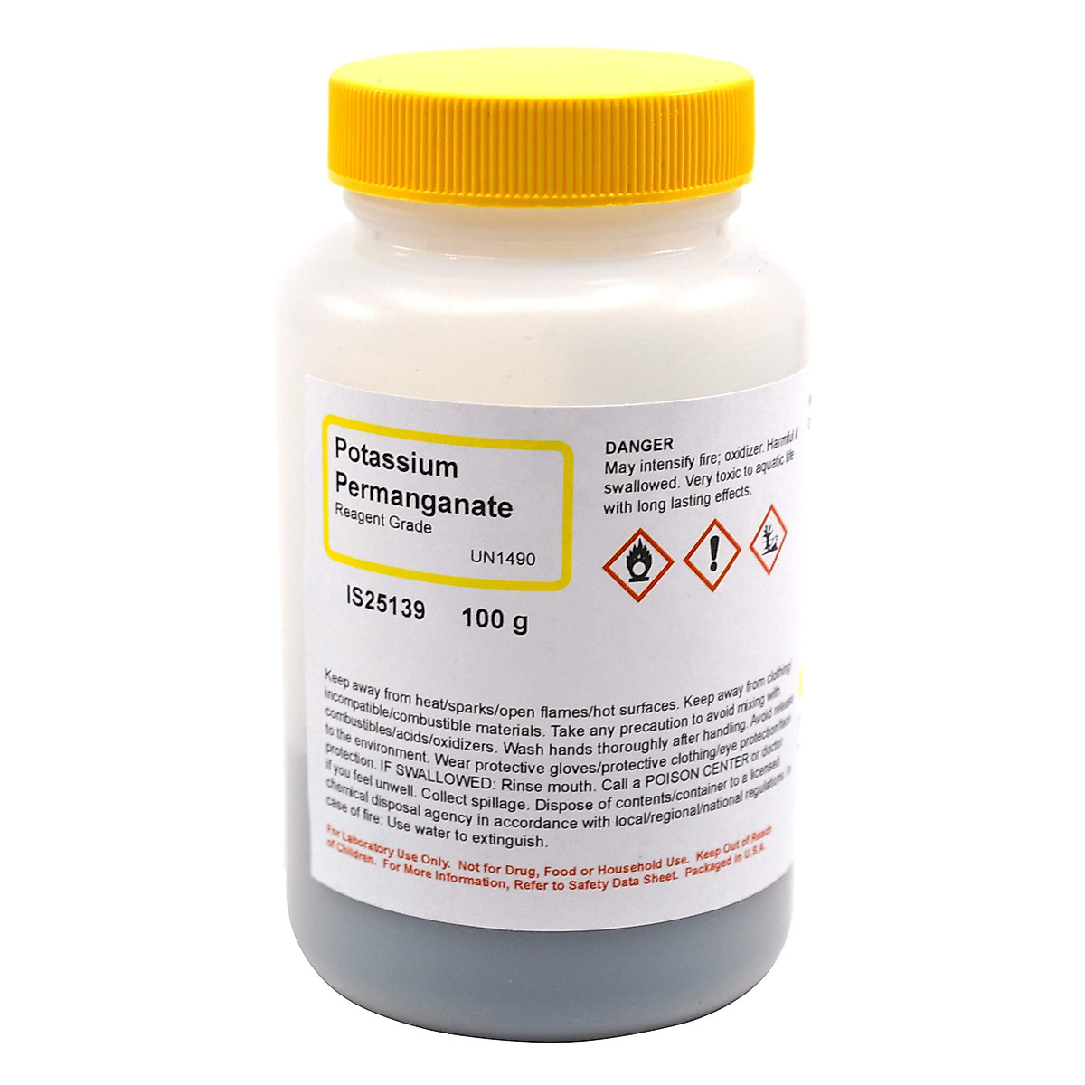 ALDON Innovating Science Potassium Permanganate, 100g - Reagent Grade - The Curated Chemical Collection