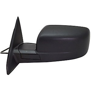 Kool Vue Left Power Heated Door Mirror Compatible With Ram 1500 2011-2013 Textured Crew Cab & Standard Cab