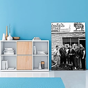 fenlin Art Poster Sopranos Black & White Poster Poster Canvas Wall ArtPoster Decorative Painting Canvas Wall Art Living Room Posters Bedroom Painting, 16x20inch(40x51cm)