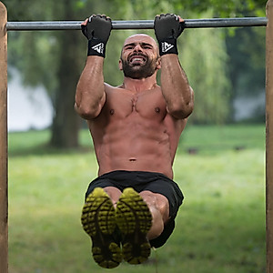 RDX Weight Lifting Gloves, Additional Stretchable Long Wrist Support, Full Palm Grip, Men Women Fitness HIIT Workout, Bodybuilding Powerlifting Strength Training Cycling Exercise Home Gym Equipment