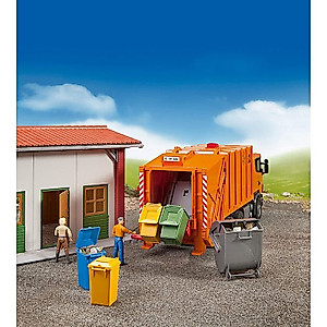 Bruder 03560 Scania R-Series Garbage Truck - Orange