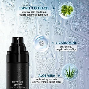 AMIIR Makeup Setting Spray Lightweight Long-Lasting Lock Face Finishing Mist Primer Refreshing Hydrating