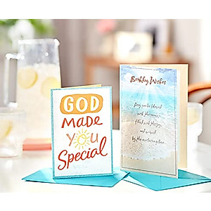 American Greetings Religious Birthday Card (Made You Special)