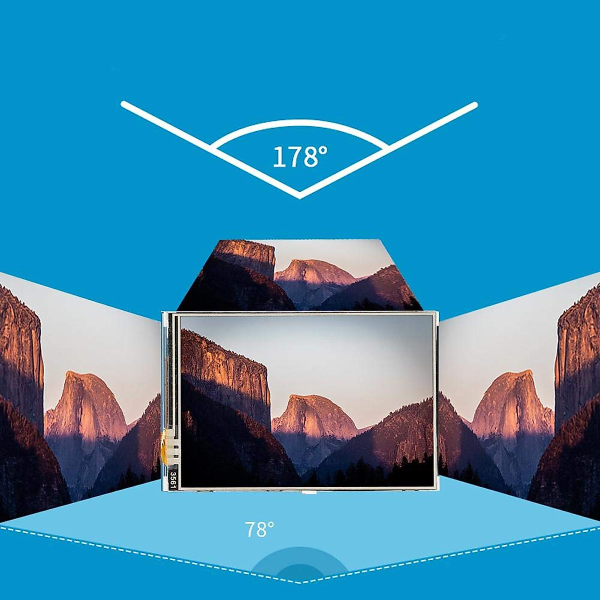 Screen, 3.5 inch 480x320 TFT LCD HDMI Monitor for Pi.