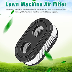 ARyee 593260 798452 Lawn Mower Air Filter, Air Cleaner Replacement Filters for 4247 5432 5432K 09P00 09P702 550E 500EX 550EX 625 575EX Air Filter Mower Series Engine Accessories