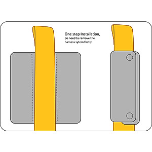 Easicozi Shoulder Crotch Pad Set Compatible with Infant Seat Stroller High Chair, Harness & Strap Comfort Cushion (Small)