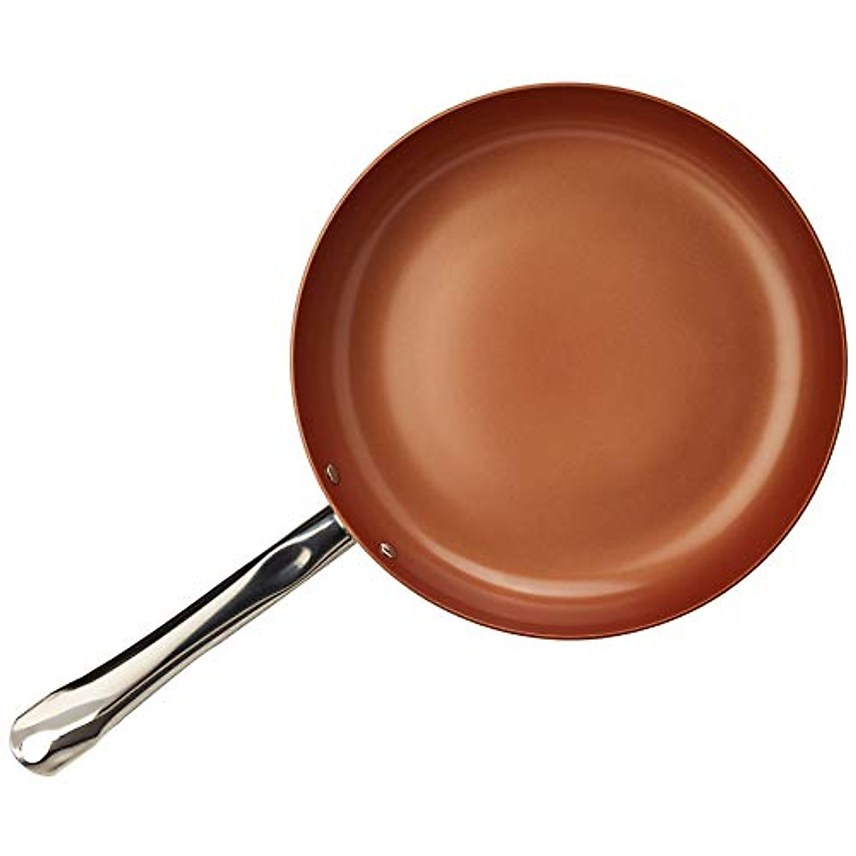 Copper CHef 3-Piece Non-Stick Fry Pan Set, 8 Inch, 10 Inch, and 12 Inch