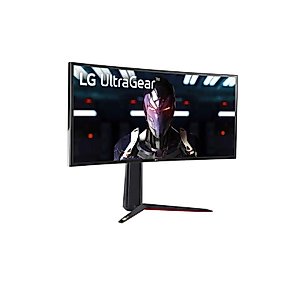 LG 34” 34GN85B-B Nano IPS 1 ms QHD Curved Ultragear™ Gaming Monitor with 160Hz Refresh Rate, VESA Display HDR400, AMD FreeSync™ Premium & G-SYNC Compatible