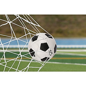 Delaman Football Soccer Net Sports Competition Soccer Goal Net Full Size Sports Replacement Soccer Goal Post Net for Sports Match Training (12X6FT),Net Only,Post Not Included
