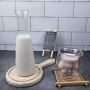 2 Pack - 80 Micron Nut Milk Bag - 12X12 Inches - Multiple Usage Reusable Food Strainer, Cold Brew Coffee Bag, Food Grade Nylon Mesh, BPA-Free, Cheesecloth Bag, Yogurt Strainer, Juice Filter