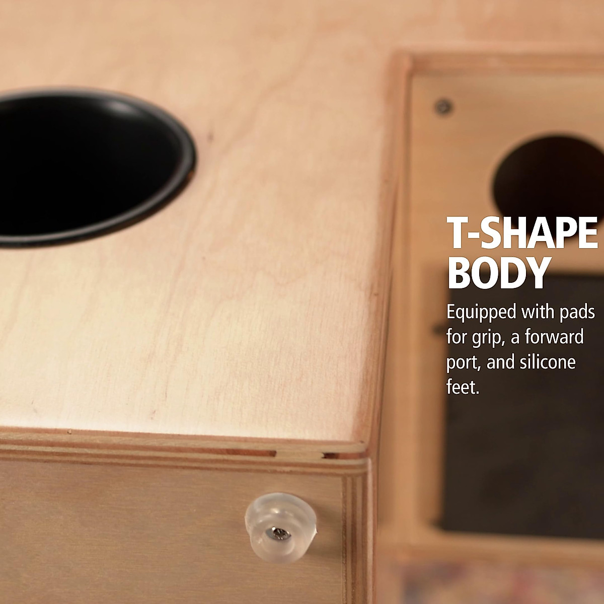 Meinl Percussion Slaptop Cajon Box Drum with Internal Snares and Bass for Acoustic Music — NOT Made in China — Play with Your Hands, Baltic Birch, 2-Year Warranty (TOPCAJ1EB)