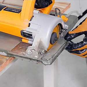 Hoteche 3Pcs Diamond Cutting Blades 4-1/2" Diamond Cutting Wheel for Angle Grinder Dry/Wet Cutting Blade for Brick, Masonry, Concrete, Tile and Ceramic