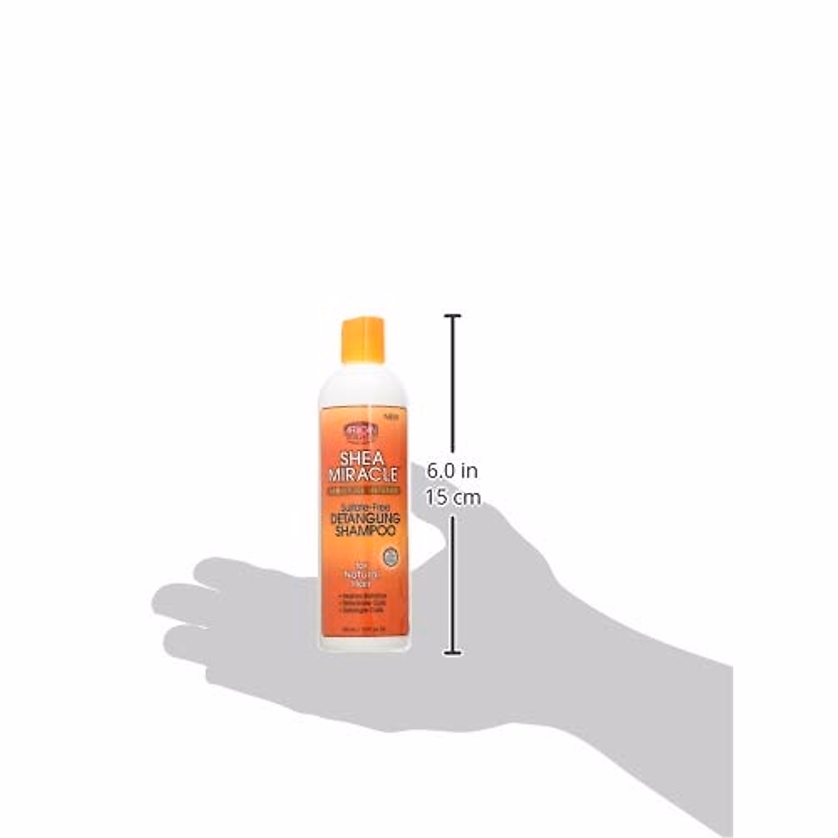 African Pride Shea Butter Miracle Detangling Shampoo, 12 Ounce