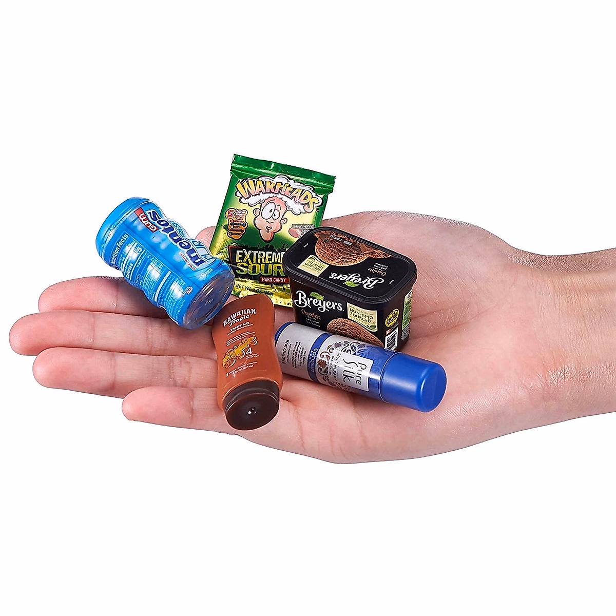 5 Surprise Mini Brands (2 Pack) Series 1 by ZURU Amazon Exclusive Mystery Real Miniature Collectible Toy Capsule (PVC Tube Packaging), Gold