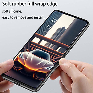 DHEEBFWE for Samsung Galaxy S23 Plus Thin Soft Frosted TPU Case Shock-Absorption Anti-Scratch Durable Protective Cover for Samsung Galaxy S23 Plus 2023 6.6",Fire Dragon