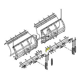 Buyers Products SnowDogg 16120850, Steel PS Center Cutting Edge for VX-Series