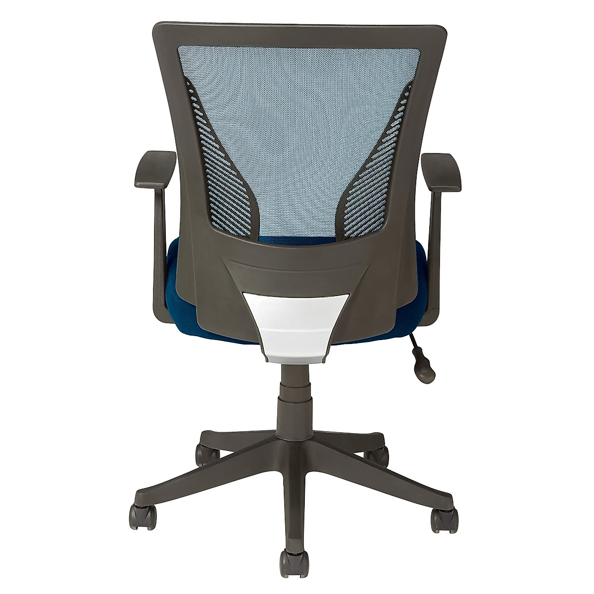 Realspace® Radley Mesh/Fabric Mid-Back Task Office Chair, Rich Blue, BIFMA Compliant