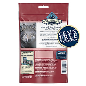 Blue Buffalo Wilderness Trail Treats Wild Bits Training Treats for Dogs, Grain-free Dog Treats, Salmon Recipe, 10-oz. Bag