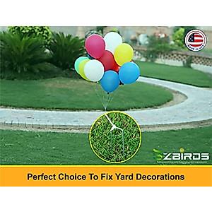 BzBirds USA Made 6 inch 11 Gauge Garden Landscape Staples Galvanized SOD Pins Lawn Stakes for Weed Barrier Fabric, Ground Cover, Holding Fence and Artificial Turf