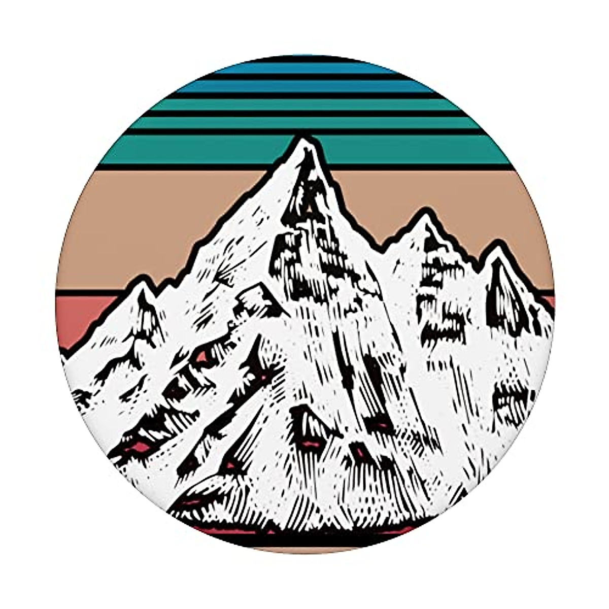 Alps Matterhorn Switzerland Souvenir Ski Zermatt Skiing PopSockets Swappable PopGrip