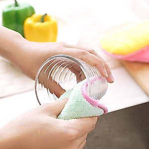Kitchen Double Side Cleaning Sponges Scouring Pads Household Cleaning Tools Washing Tools for Pans Pots Cookware Pack of 6