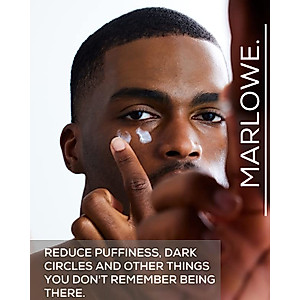 MARLOWE. No. 127 Mens Eye Cream with Vitamin C, Caffeine and Moisturizing Squalane for Puffiness, Wrinkles & Dark Circles, Targeted Under Eye Skin Care, 0.5 FL Oz