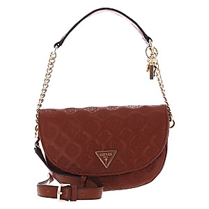 GUESS La Femme Flap Shoulder Bag Cognac One Size