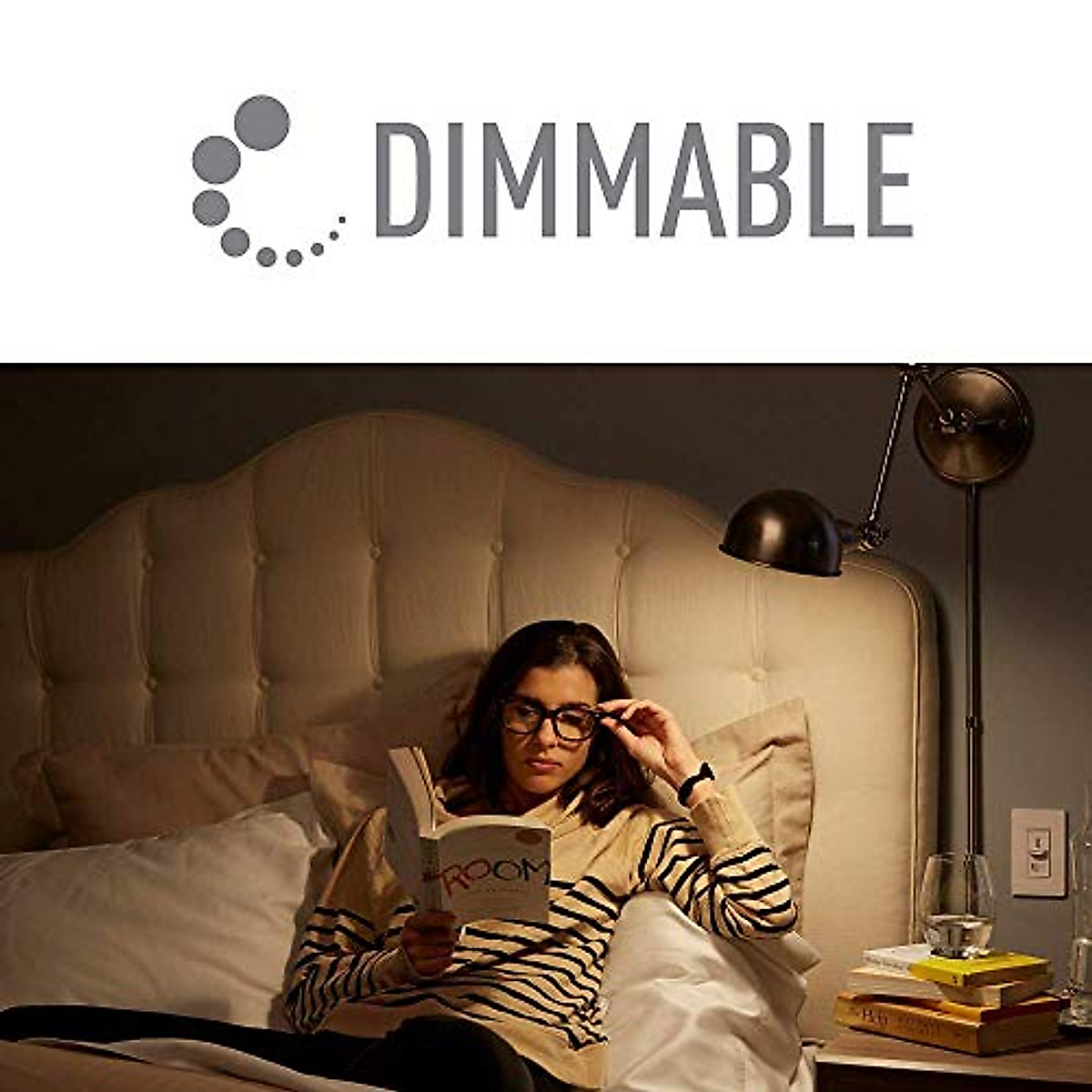 Cree Lighting B11 Clear Glass Filament Candelabra 60W Equivalent LED Bulb, 500 lumens, Dimmable, Daylight 5000K, 25,000 Hour Rated Life, 90+ CRI, Good for Enclosed | 2-Pack