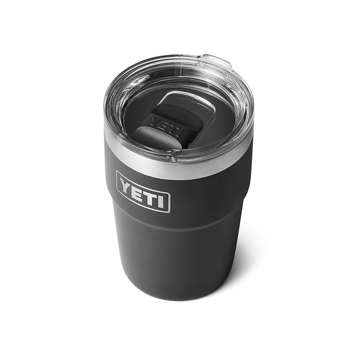 YETI Rambler 16 oz Stackable Tumbler, Vacuum Insulated, Stainless Steel with MagSlider Lid, Black