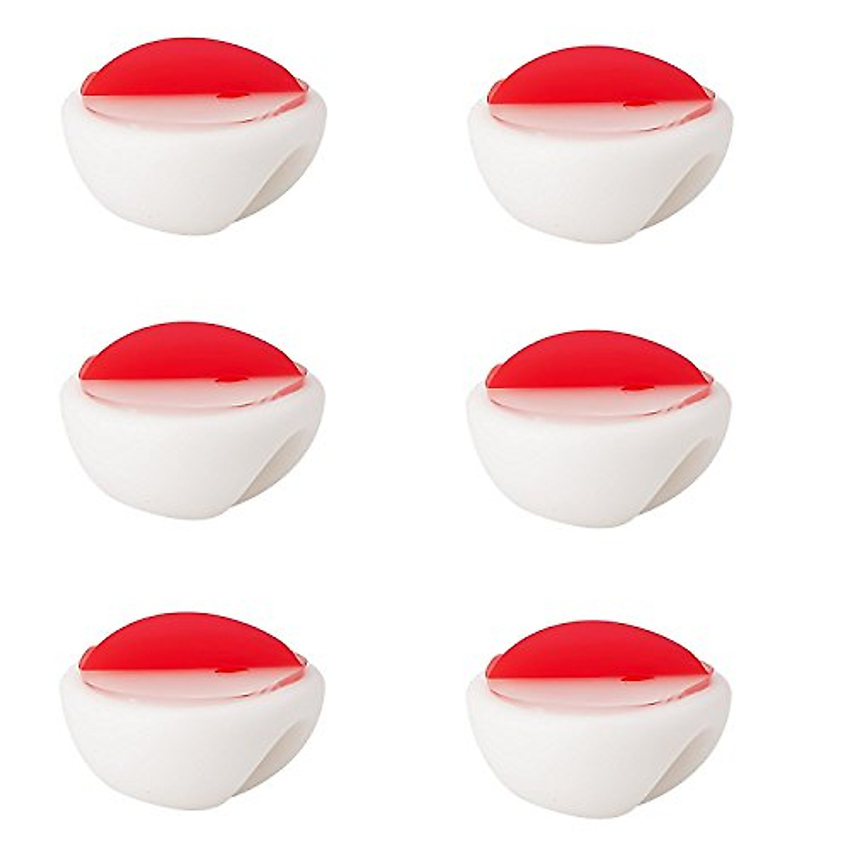 Convenient Cable Clips – Sticky, Compact Cable Holders for Cord Organization – Cord Keepers with 3M Strong Adhesive Backing for Organizing Power Cables, Phone Chargers, USB Cables & More – 6 Pack