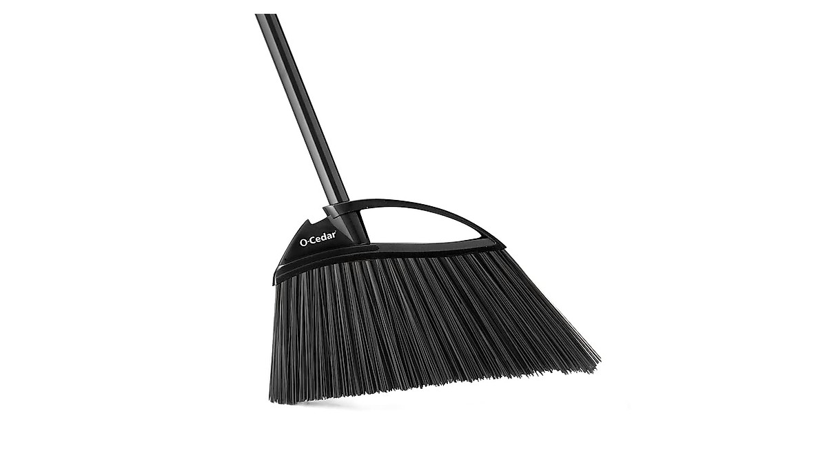 O-Cedar Angle Broom - Ultimate Outdoor Sweeping Tool