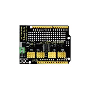 KEYESTUDIO 16-Channel 12-bit Servo Motor Driver Board I2C Interface for Arduino R3 Controller