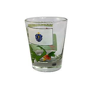 Souvenir Shot Glass - Massachusetts