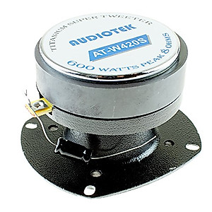AUDIOTEK - ATW420S - Car Vehicle 600 Watts 1" Titanium Super Tweeter