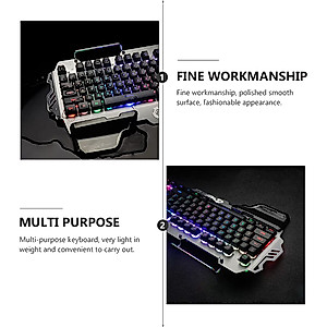 SOLUSTRE Gaming backlit keyboard wireless keyboards Laptop Keyboard keybar Laptop Accessory Notebook Keyboard desktop keyboard keybord wireless keyboard for laptop Metal Accessories abs