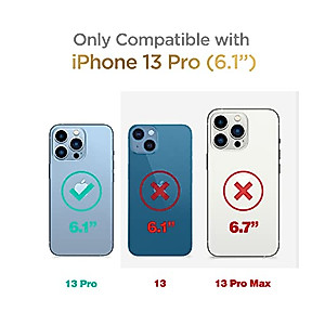 GVIEWIN for iPhone 13 Pro Case 6.1 Inch 2021, [10FT Military Grade Drop Protection] Marble Phone Case Slim Glossy Soft TPU Shockproof Protective Cover for Women Men Stylish Phone Cases(Navy Blue)