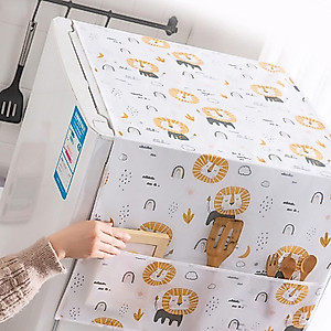 HERCHR Washer and Dryer Covers for The Top, Laundry Guards for Washer and Dryer Refrigerator Cover Fridge Cover Washer Dryer Cover