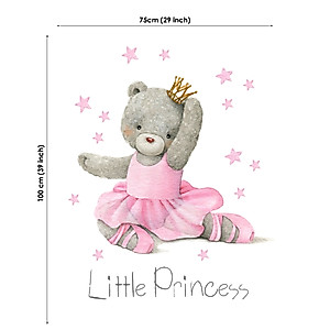 UNIQUE Ballet Fabric Panel 29x39in (75x100cm), Ballerina Quilting Panel, Baby Quilt Panel, Cotton Baby Panel, Blanket Panel, Sateen Cotton Panel for Quilting