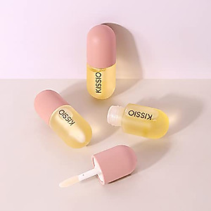 KISSIO Lip Plumper,Natural Lip Plumper, lip plumper for day use,Lip Plumper Gloss Make Lips Fuller and Moisturizing 5.5ml