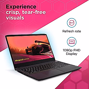 Lenovo 2022 Newest IdeaPad 3 Gaming Laptop, 15.6 Inch FHD 122Hz Display, AMD Ryzen 5 5600H, NVIDIA GeForce RTX 3050 Ti, 8GB RAM, 256GB SSD, Wi-Fi6, Shadow Black, Windows 11 Home, Bundle with JAWFOAL