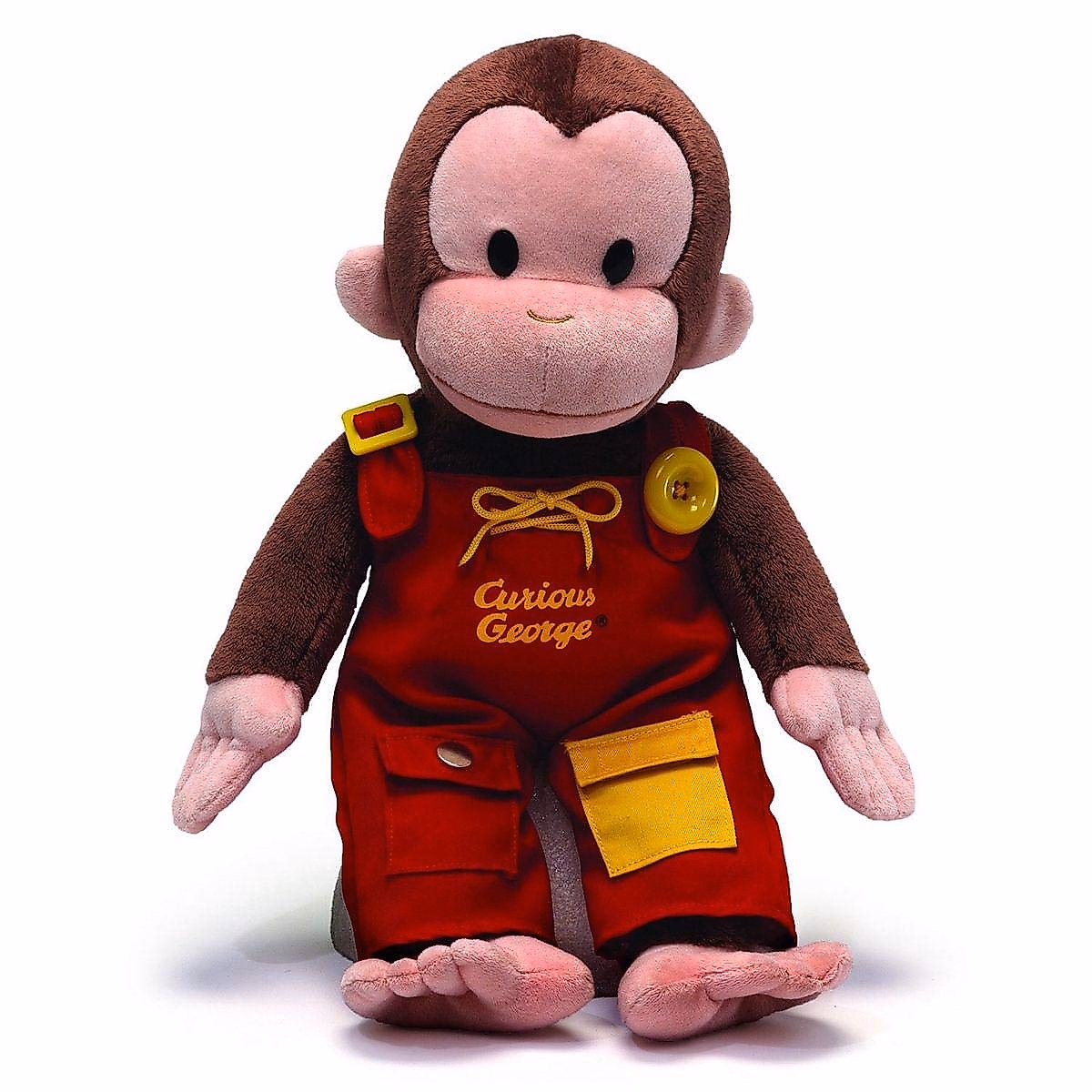 GUND Curious George Monkey Teach Me Stuffed Animal Plush, Multicolor, 16"
