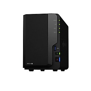 Synology DiskStation DS218+ 2-Bay NAS Enclosure, Dual-Core 2.0GHz, No HDD